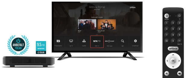 TV for bedrifter - Altibox