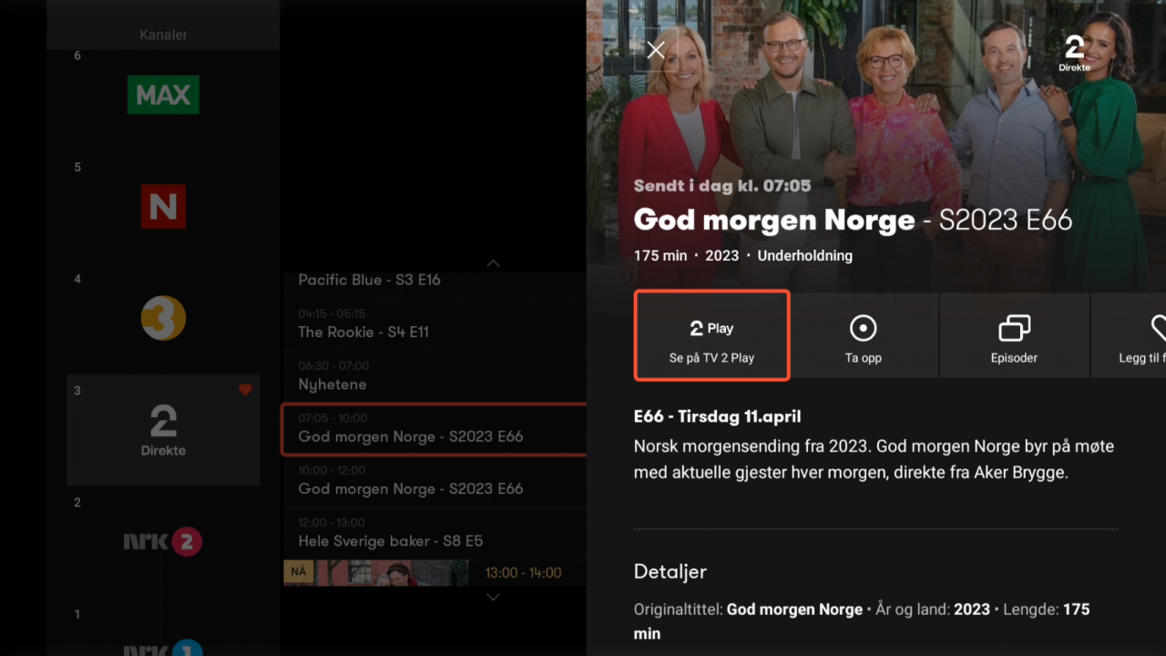 Slik bruker du programarkivet til TV 2 – Altibox