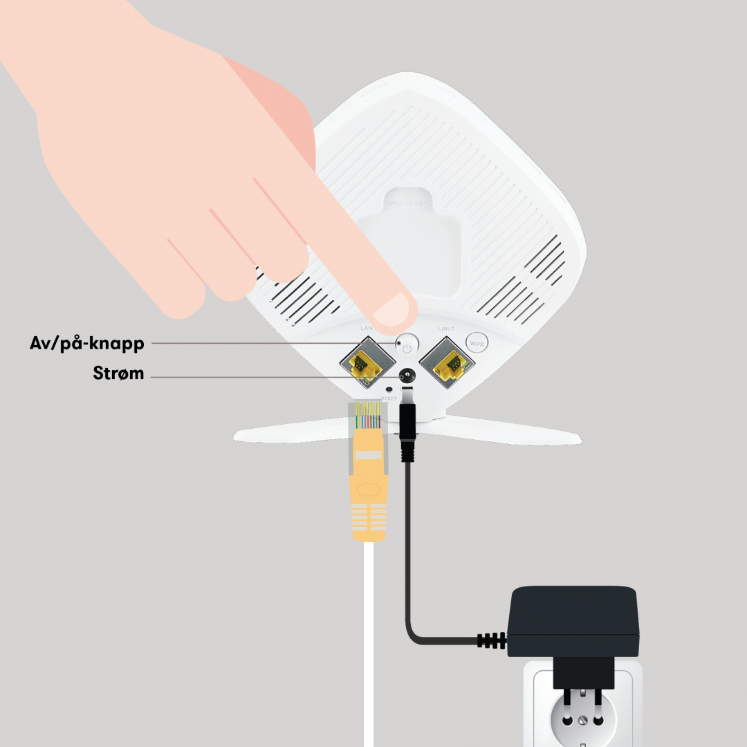 Altibox Wifi Overalt Oppkobling med kabel - Altibox