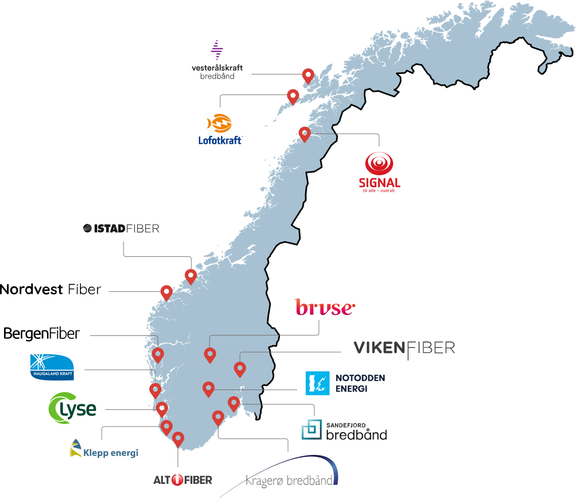 Kontaktinformasjon til Altibox Bedrift i hele Norge